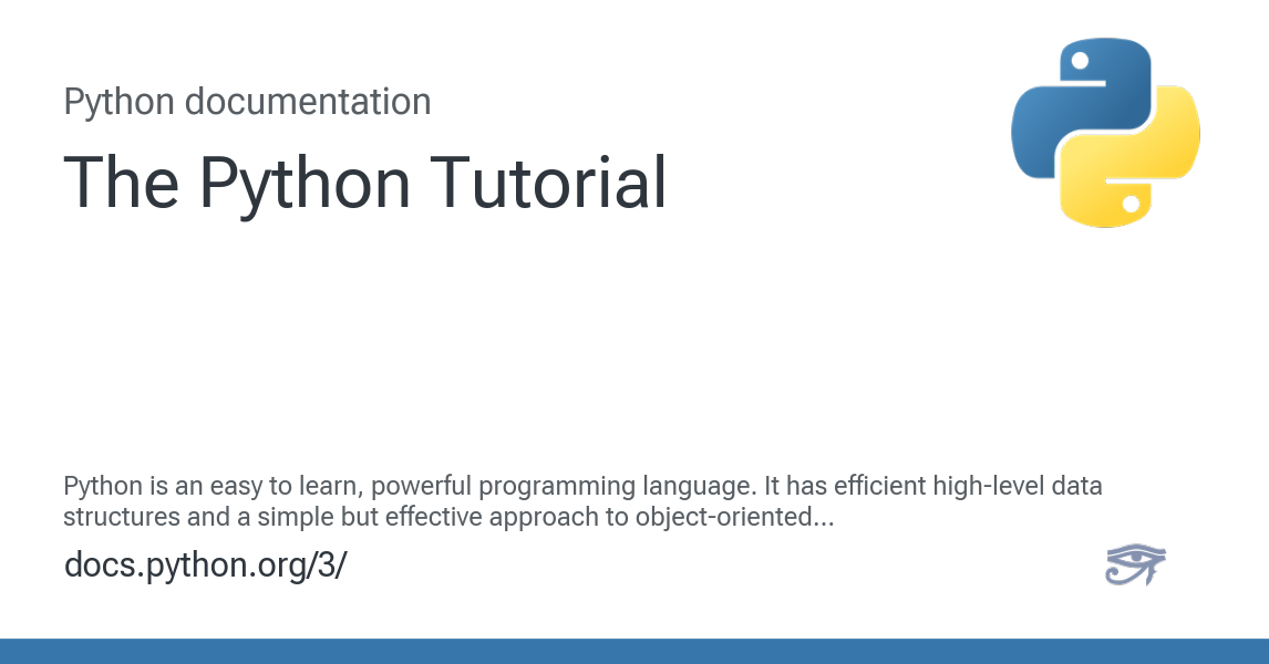 The Python Tutorial — Python 3.13.5 documentation